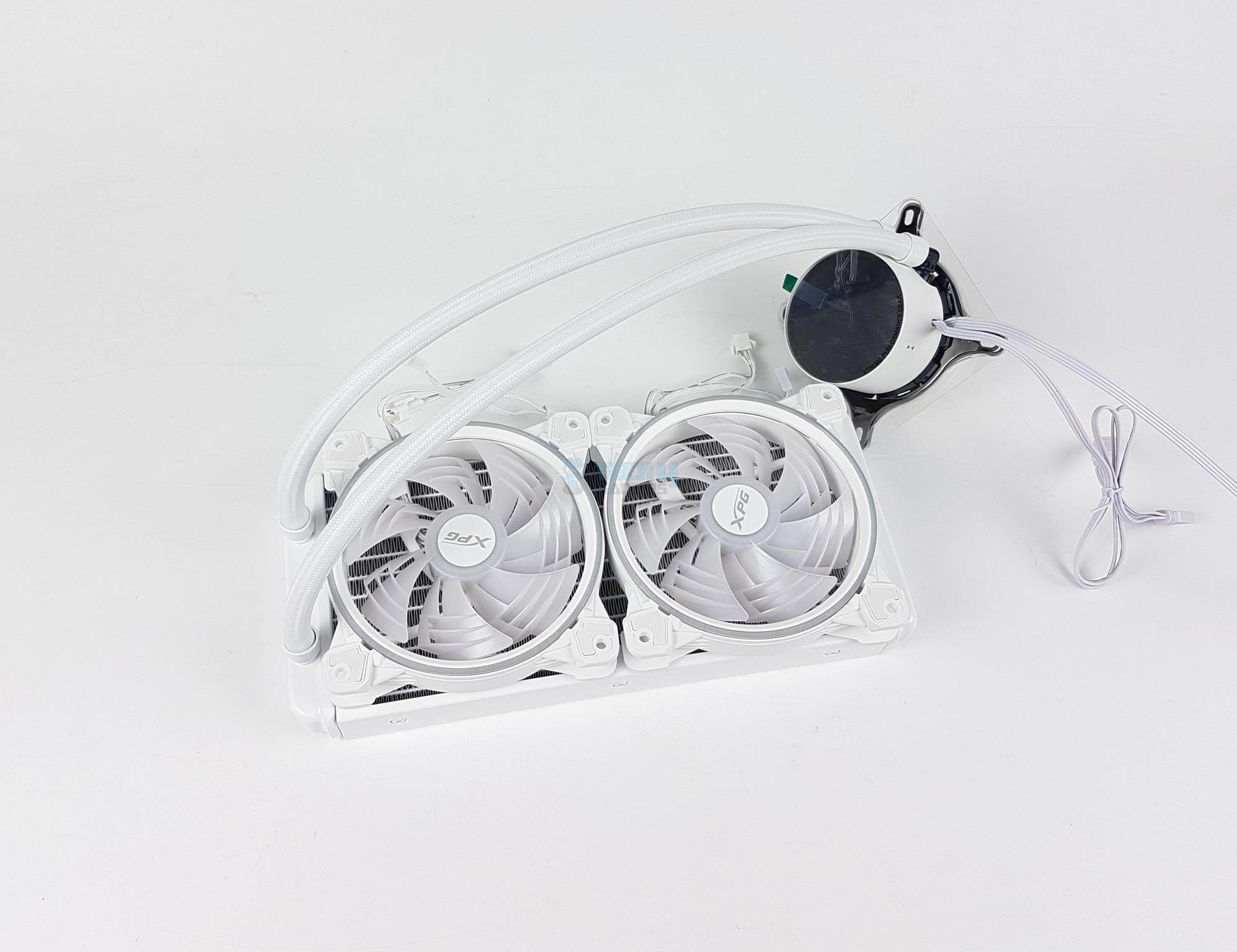 XPG Levante X 240 White ARGB Cooler Review - Tech4Gamers