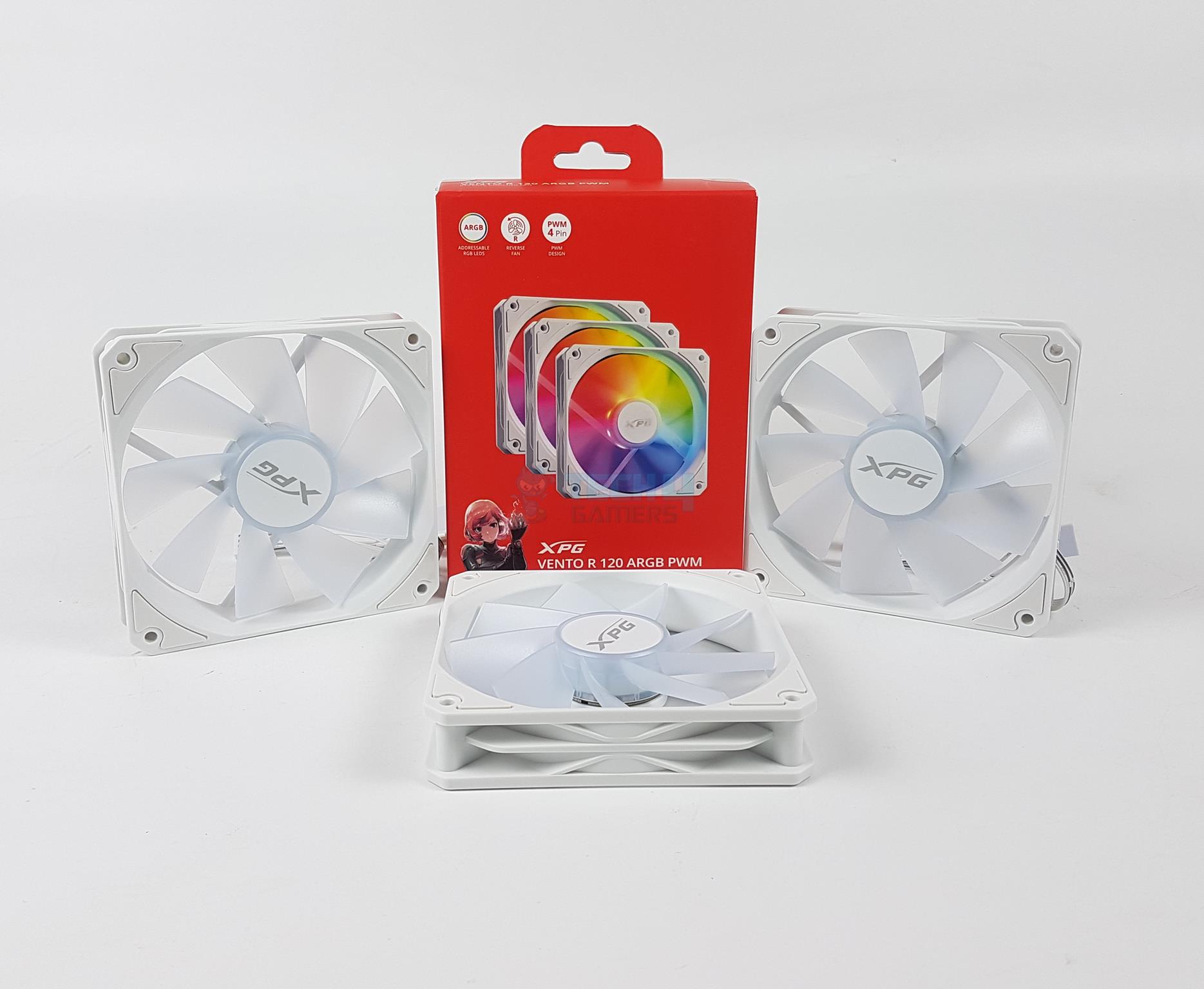 XPG Vento R 120 PWM ARGB White Fan Review: Style And Efficiency!