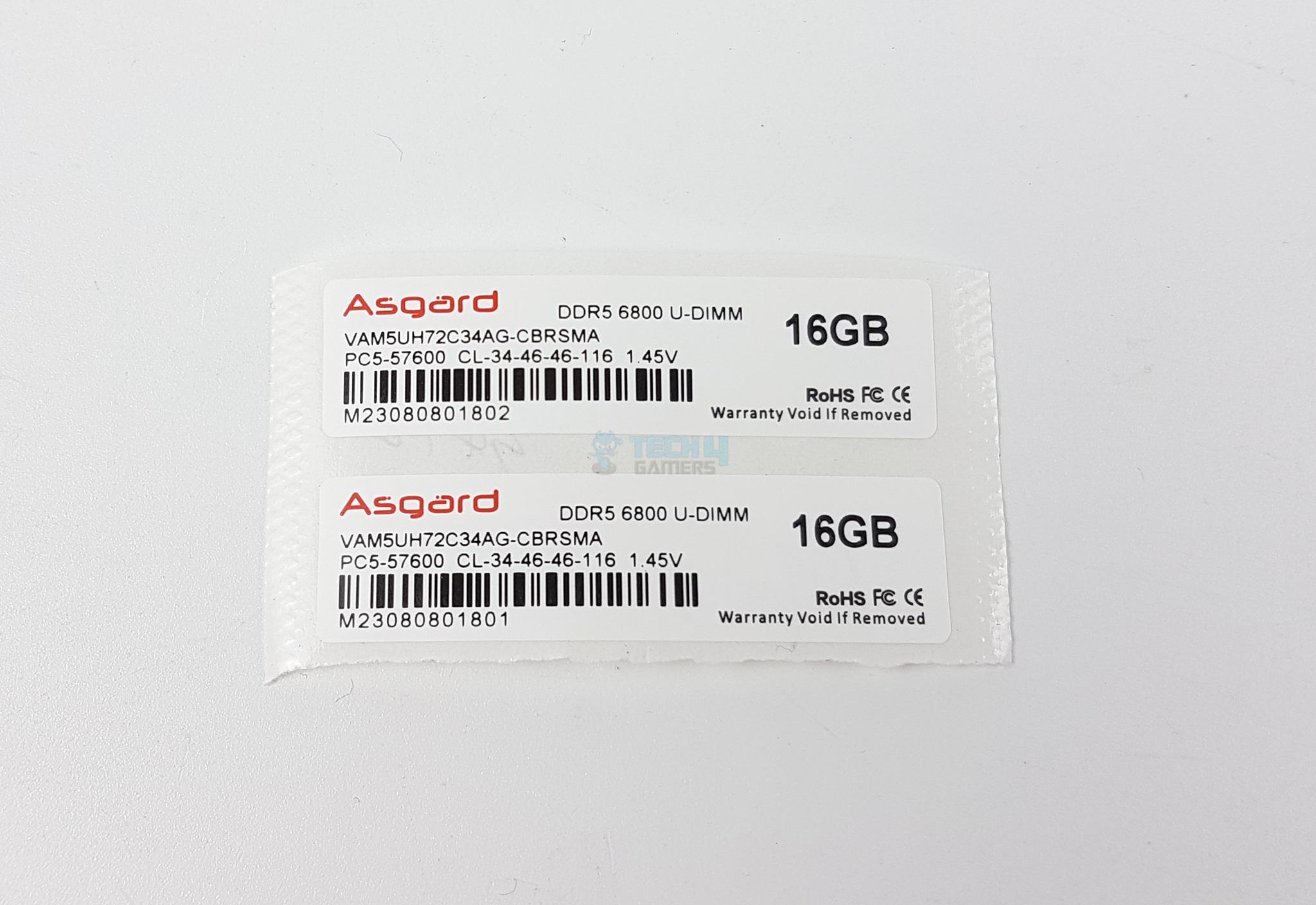 Asgard BRAGI ROG Strix RGB 32GB DDR5-7200 CL34 Kit Review - Tech4Gamers