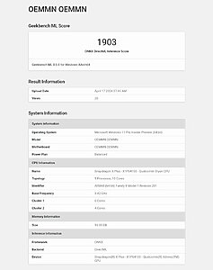Snapdragon X Plus Shows Up With 10 Cores In Leaked Benchmark