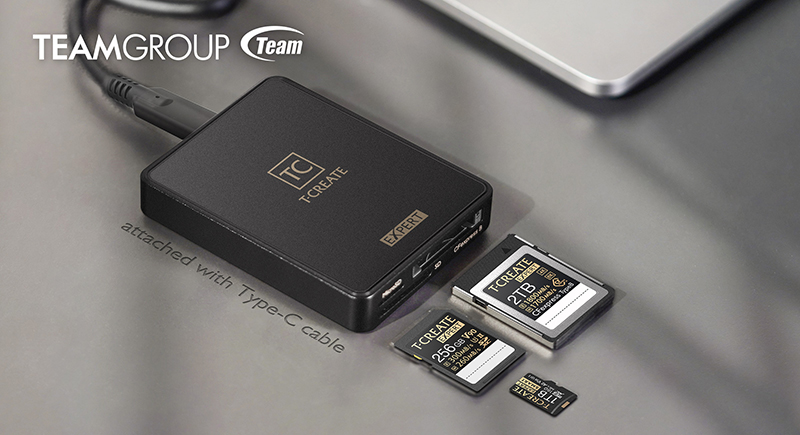 TeamGroup Debuts Expert R31 3-in-1 Card Reader For Professionals