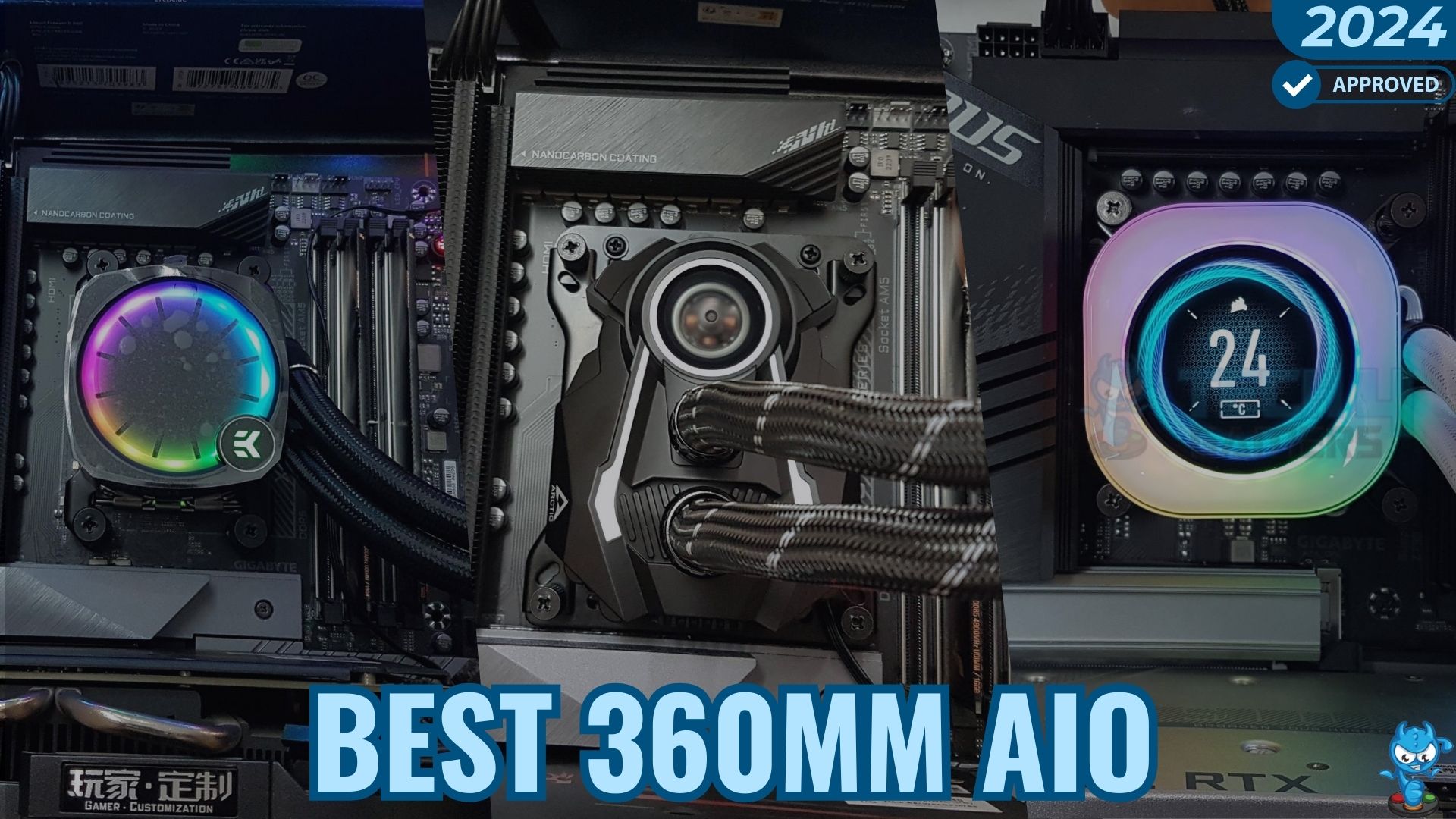 The Best 360mm AIO Liquid Coolers Of 2025 [All Tested] - Tech4Gamers