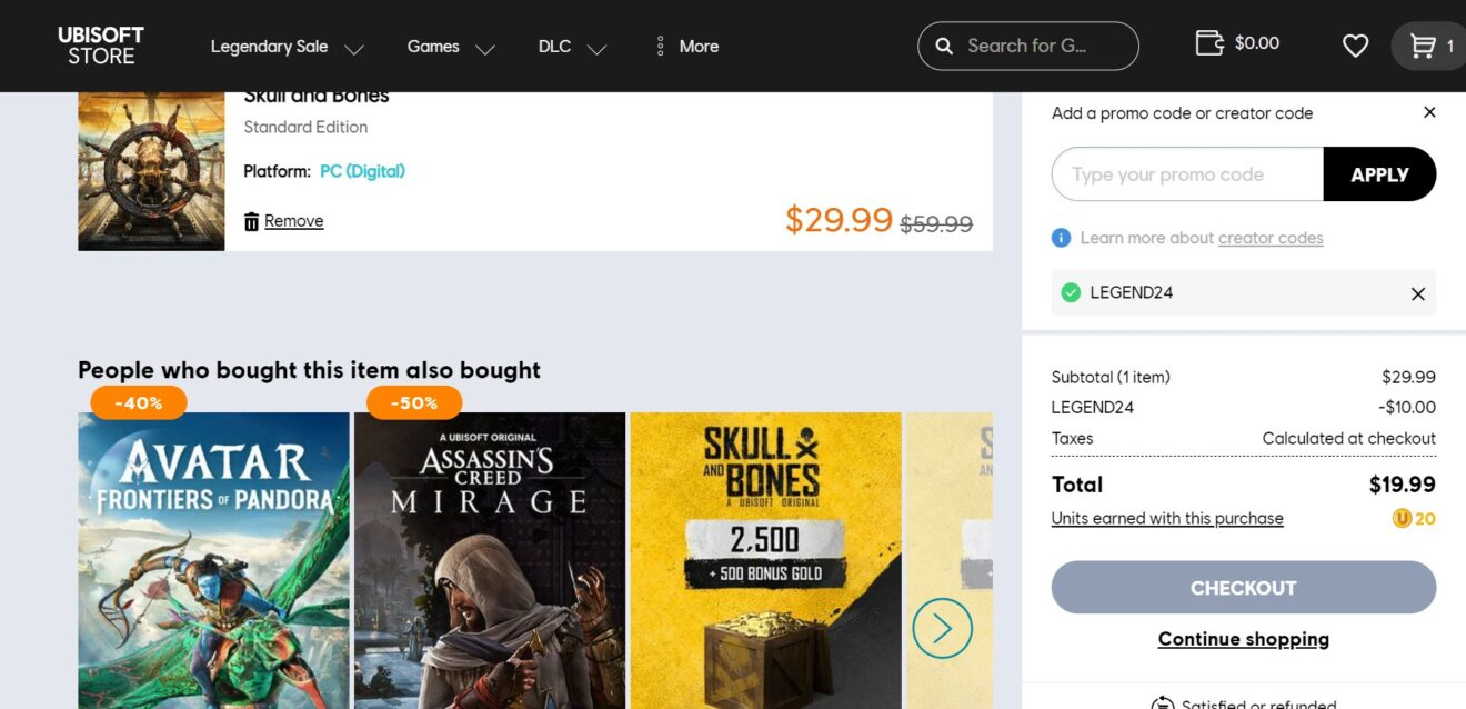 Ubisoft's AAAA Skull and Bones Down To Just $20 Three Months After Launch