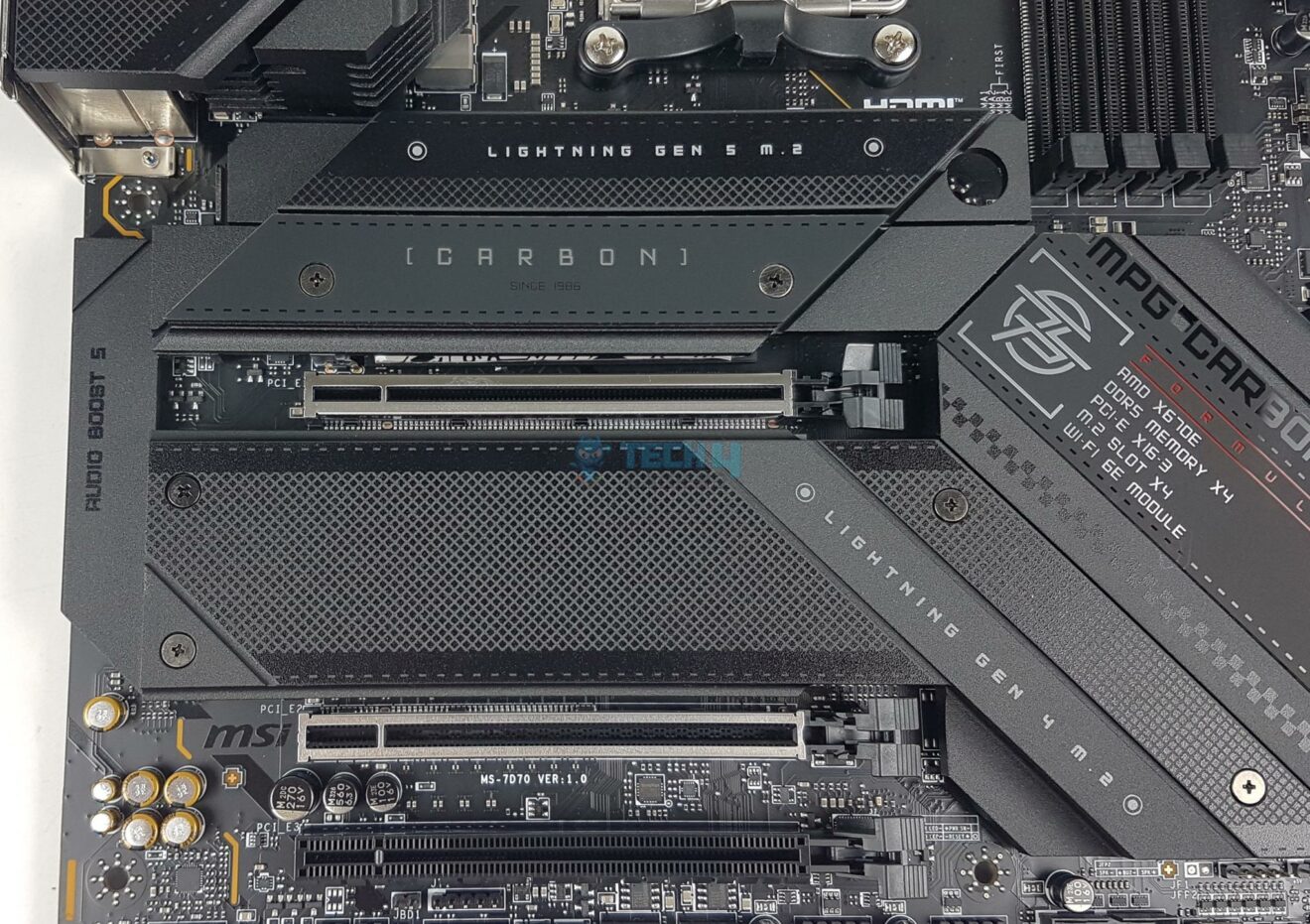 MSI MPG X670E Carbon WiFi Motherboard Review - Tech4Gamers