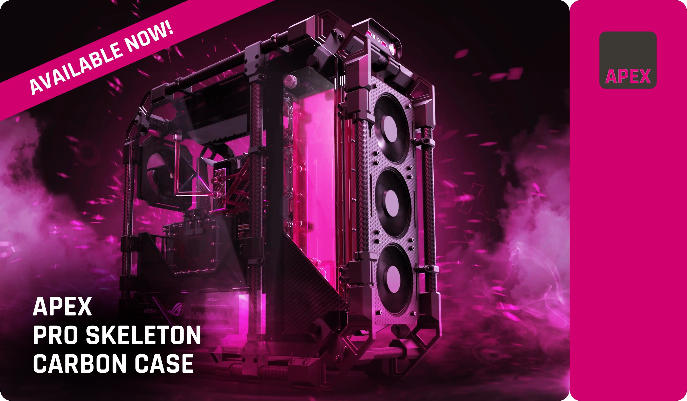 Alphacool Apex Pro Skeleton Carbon Cases Are Now Available