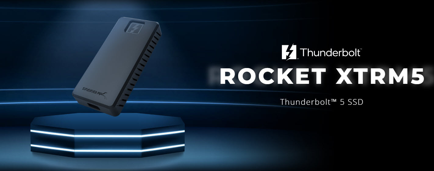 Sabrent Debuts First Thunderbolt 5 Rocket XTRM 5 External SSD