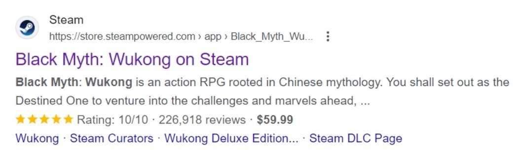 Black Myth: Wukong Rated 10/10 After 200K Steam Reviews