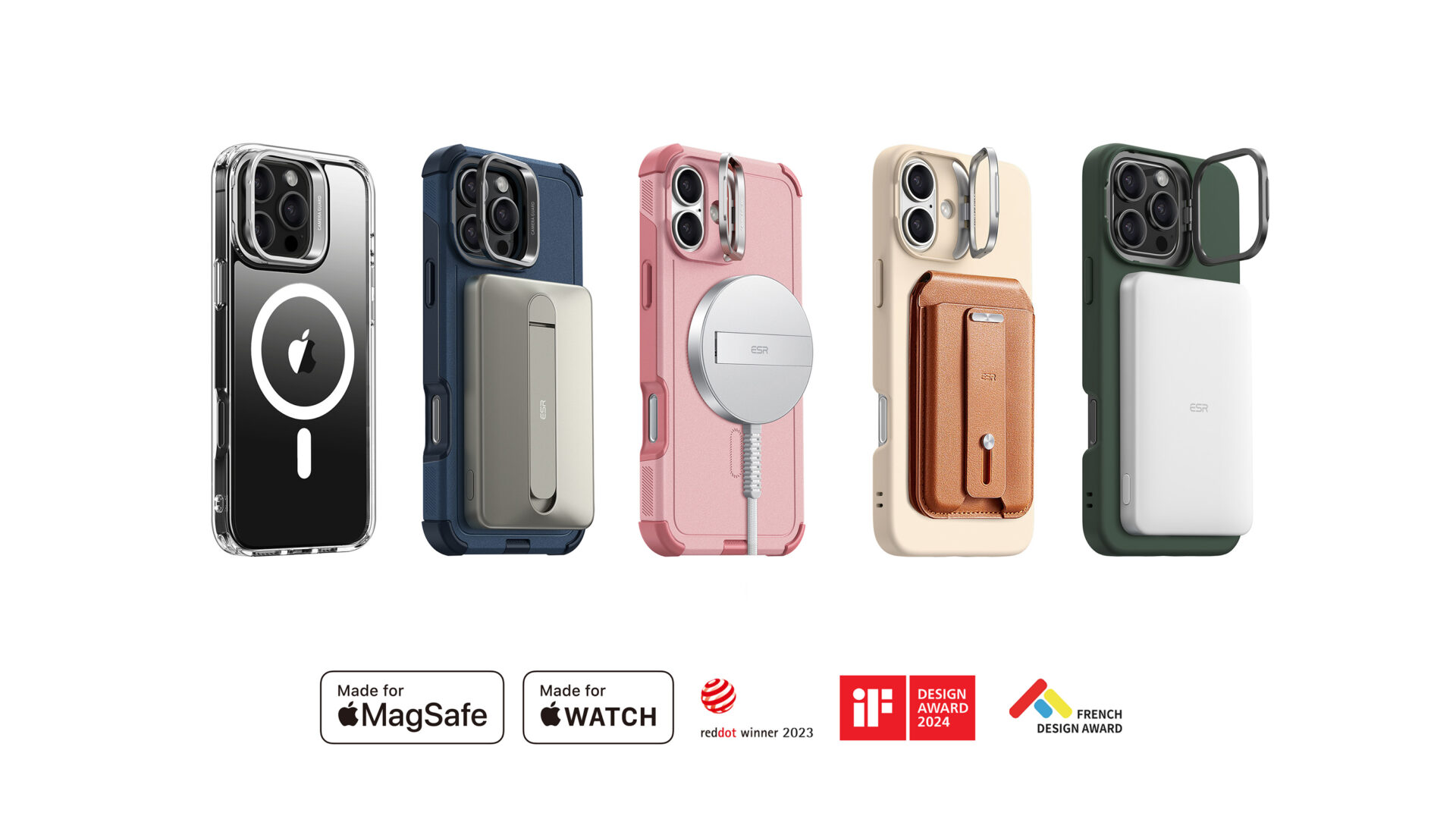 ESR Releases All New iPhone 16 Stash Stand Case Lineup