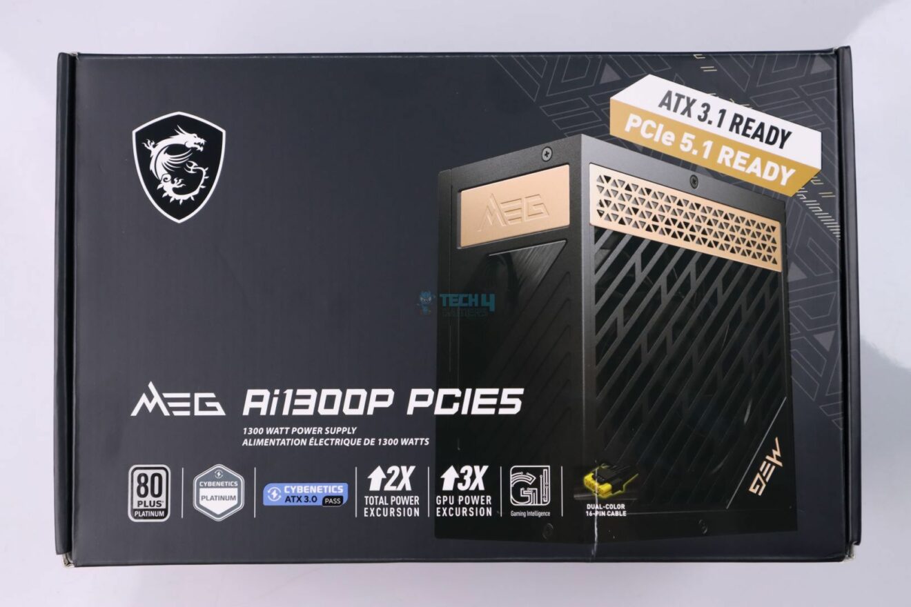 MSI MEG Ai1300P Platinum ATX 3.1 Review: Another AI Gimmick? - Tech4Gamers