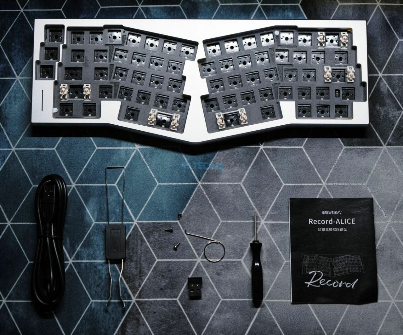 Record Alice V2 Custom Keyboard Review: A Clack-Tastic Ergo - Tech4Gamers