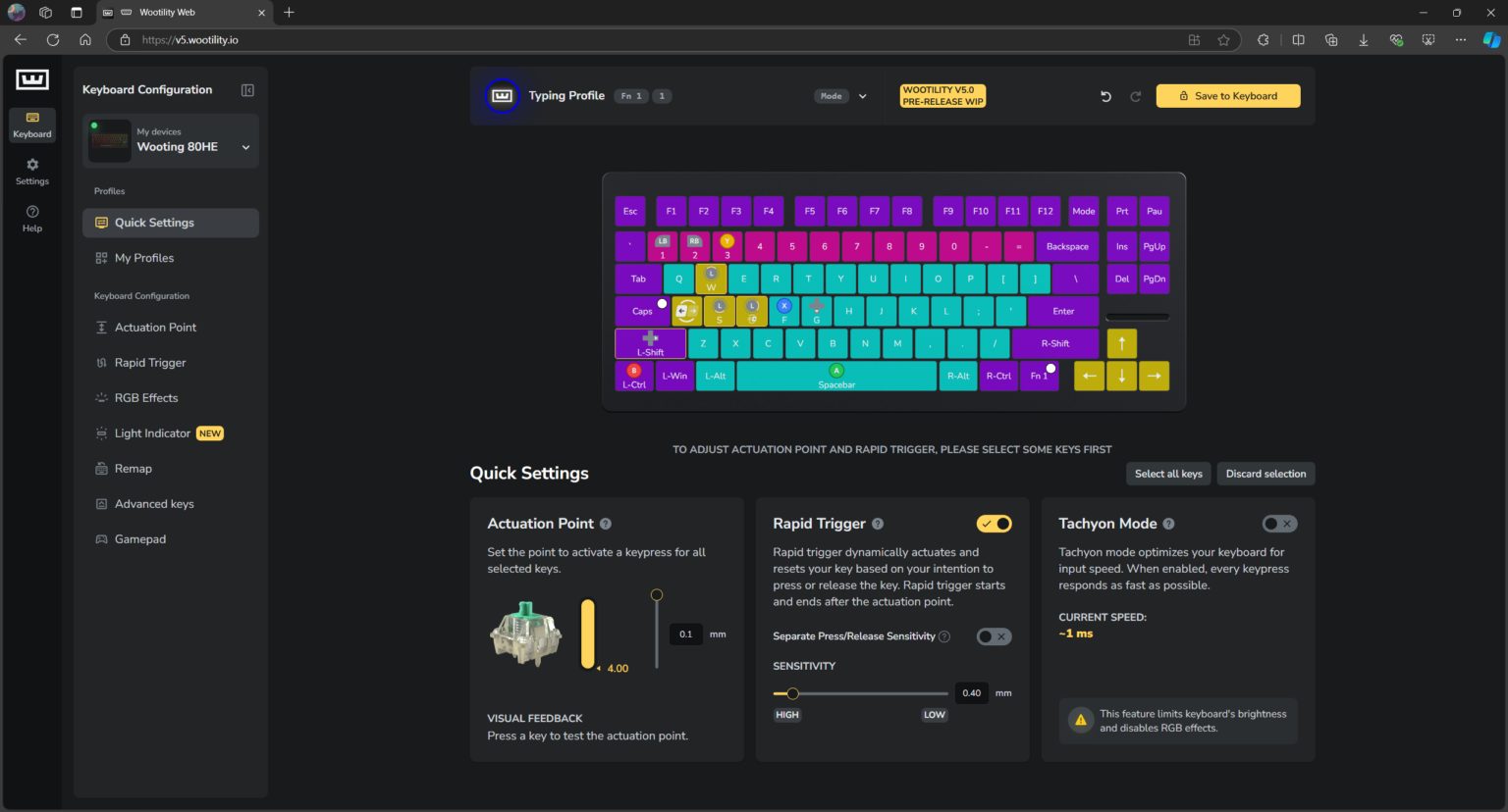 Wooting 80HE Review: The King Fights To Keep His Crown - Tech4Gamers