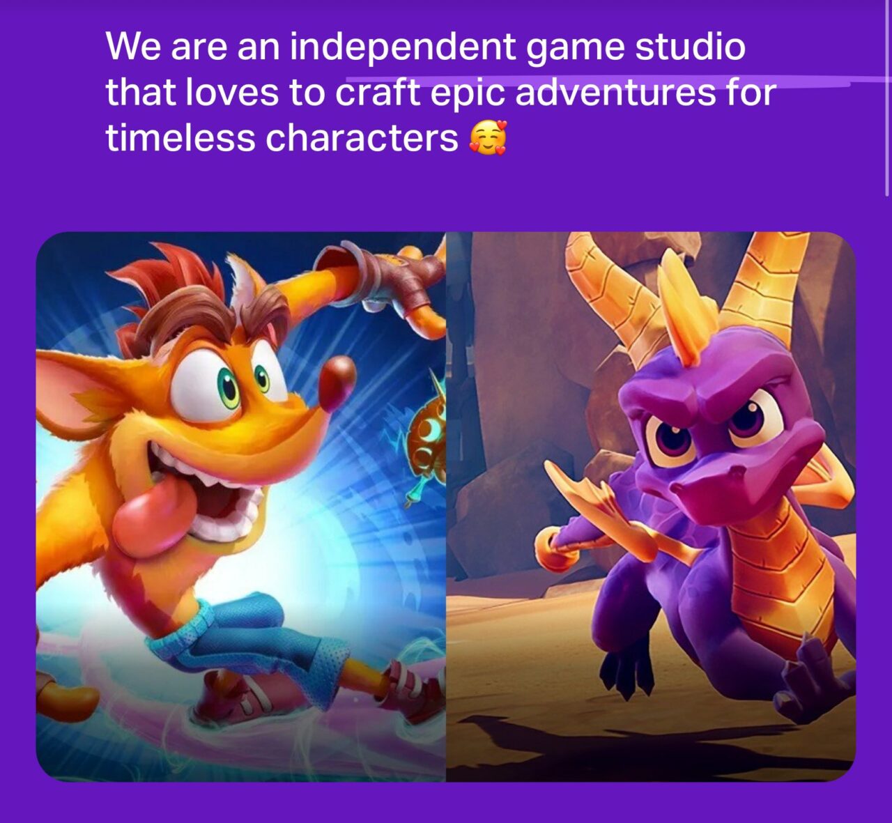New Spyro Game Teased By Crash Bandicoot Developer
