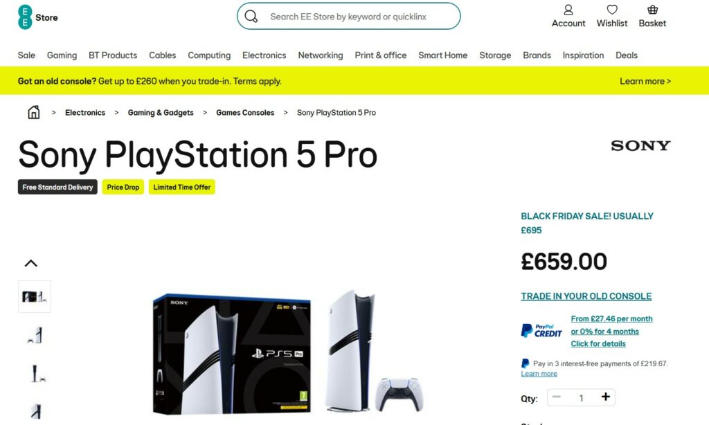 PS5 Pro Price Already Cut By UK Retailers Due To Low Demand