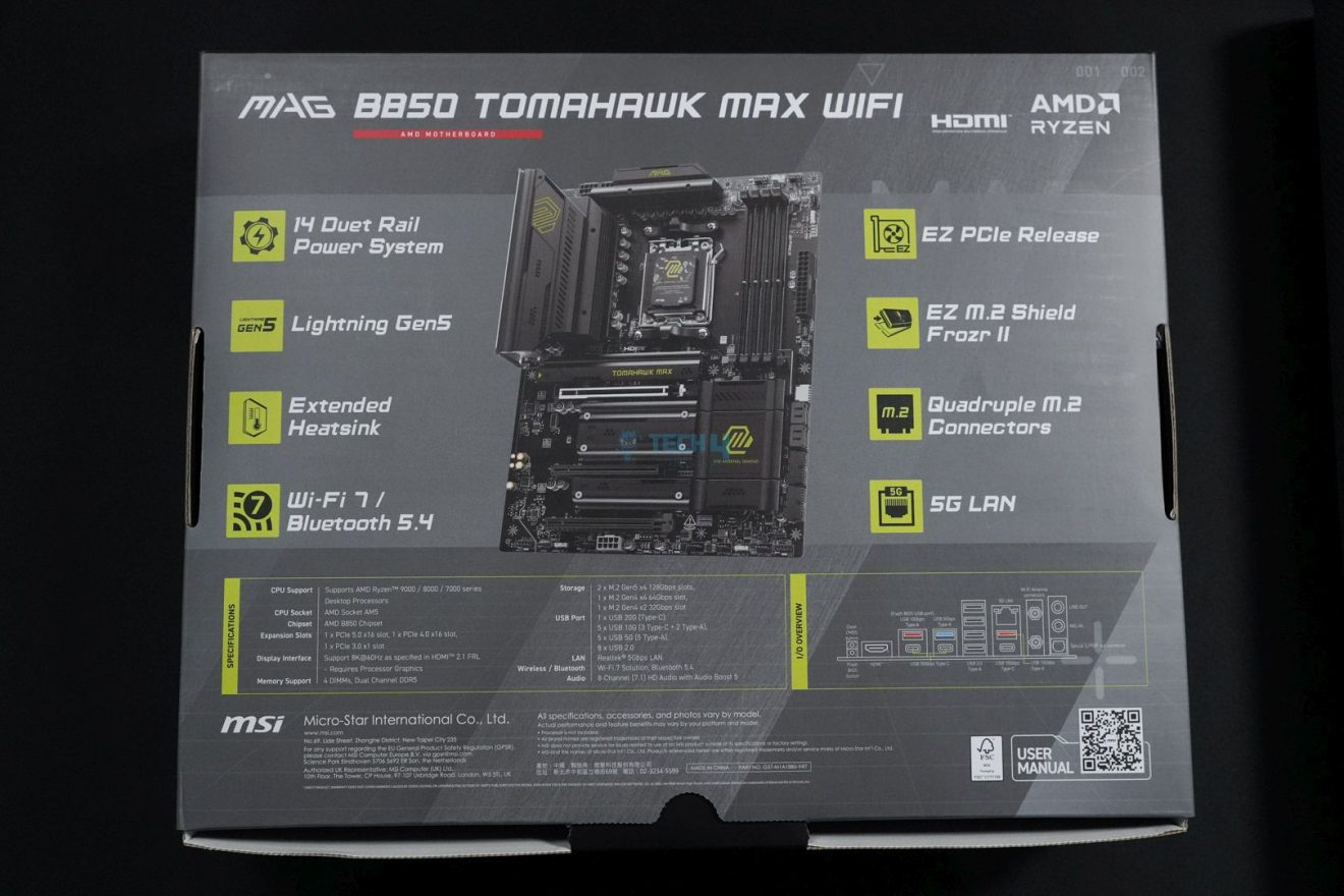 MSI MAG B850 Tomahawk Max WiFi Review: Performance On A Budget ...