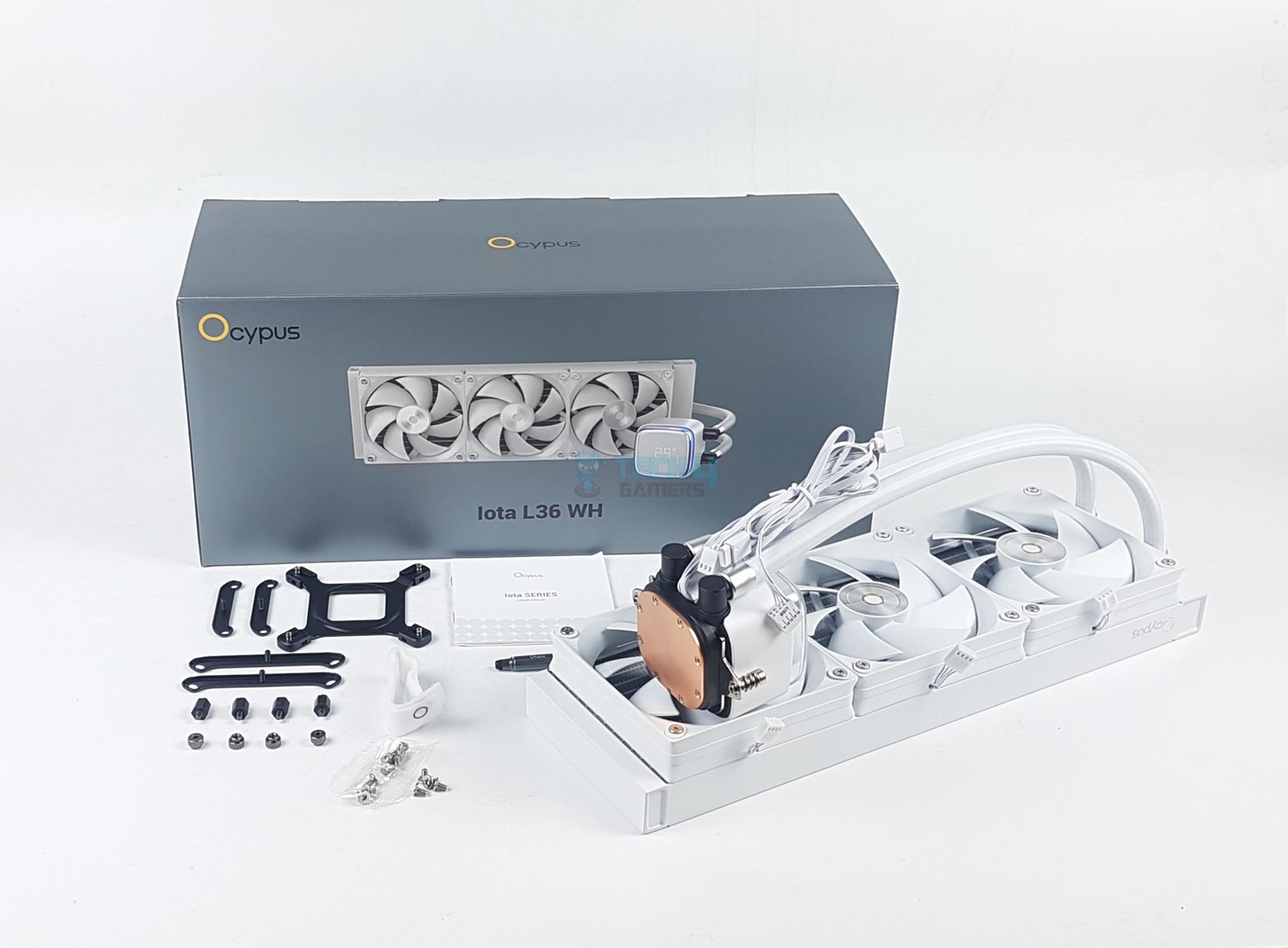 Ocypus Iota L36 White Liquid Cooler Review: Solid Cooling Under $100 ...