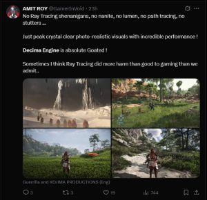 Fans Argue Decima Engine Is Much Better Than Unreal Engine 5 After ...