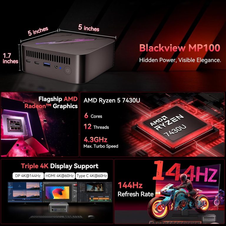 Blackview MP100 Mini Gaming PC Discounted To $250