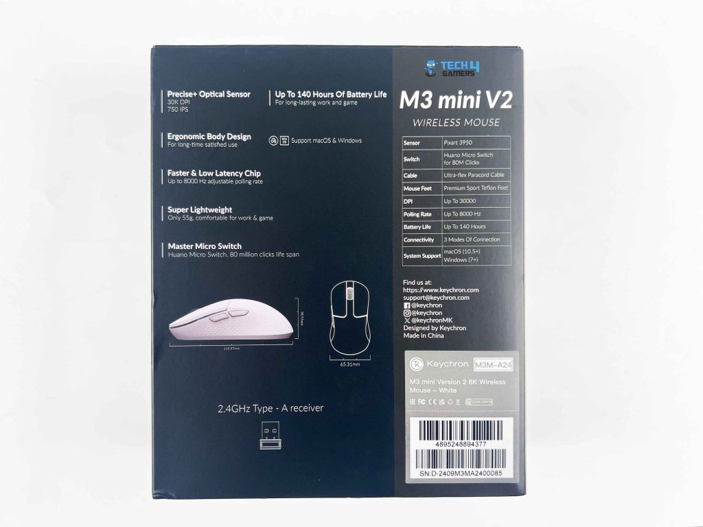 Keychron M3 Mini V2 Review: Small Size, Serious Performance - Tech4Gamers