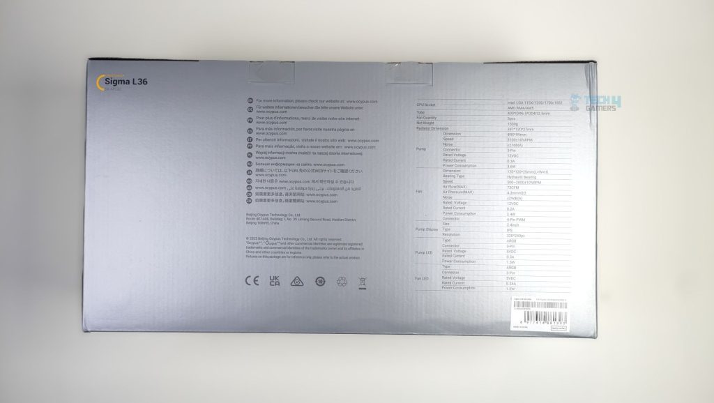 Ocypus Sigma L36 ARGB Review: Coolest All-In-One! - Tech4Gamers